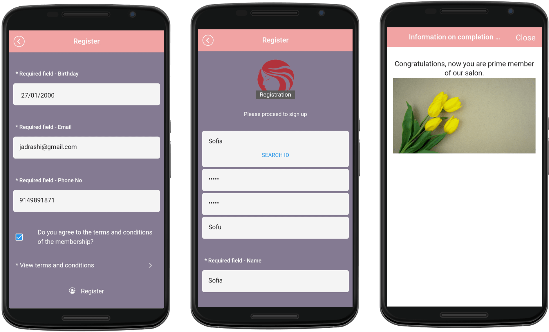 Make your own salon app with swing2app | Blog