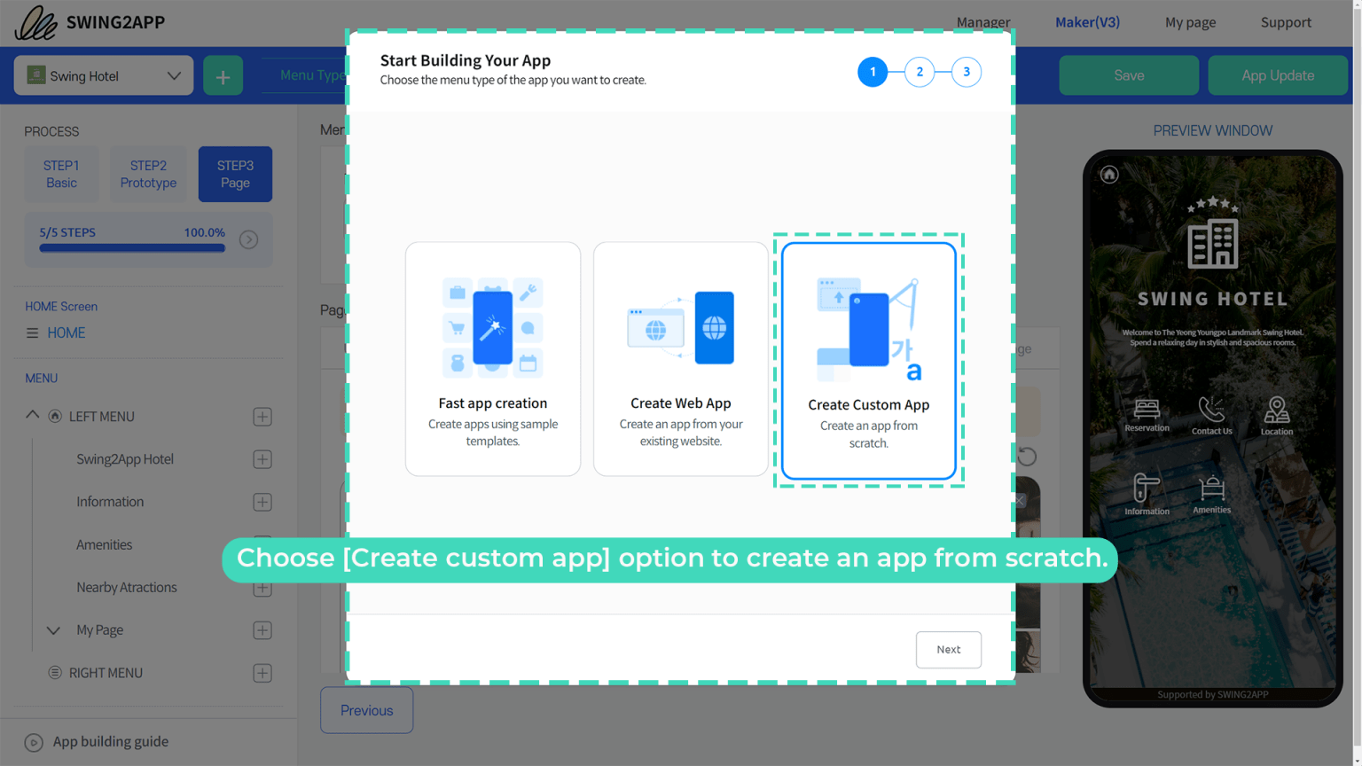 5 types of UI in swing2app to create a no-code app | Blog