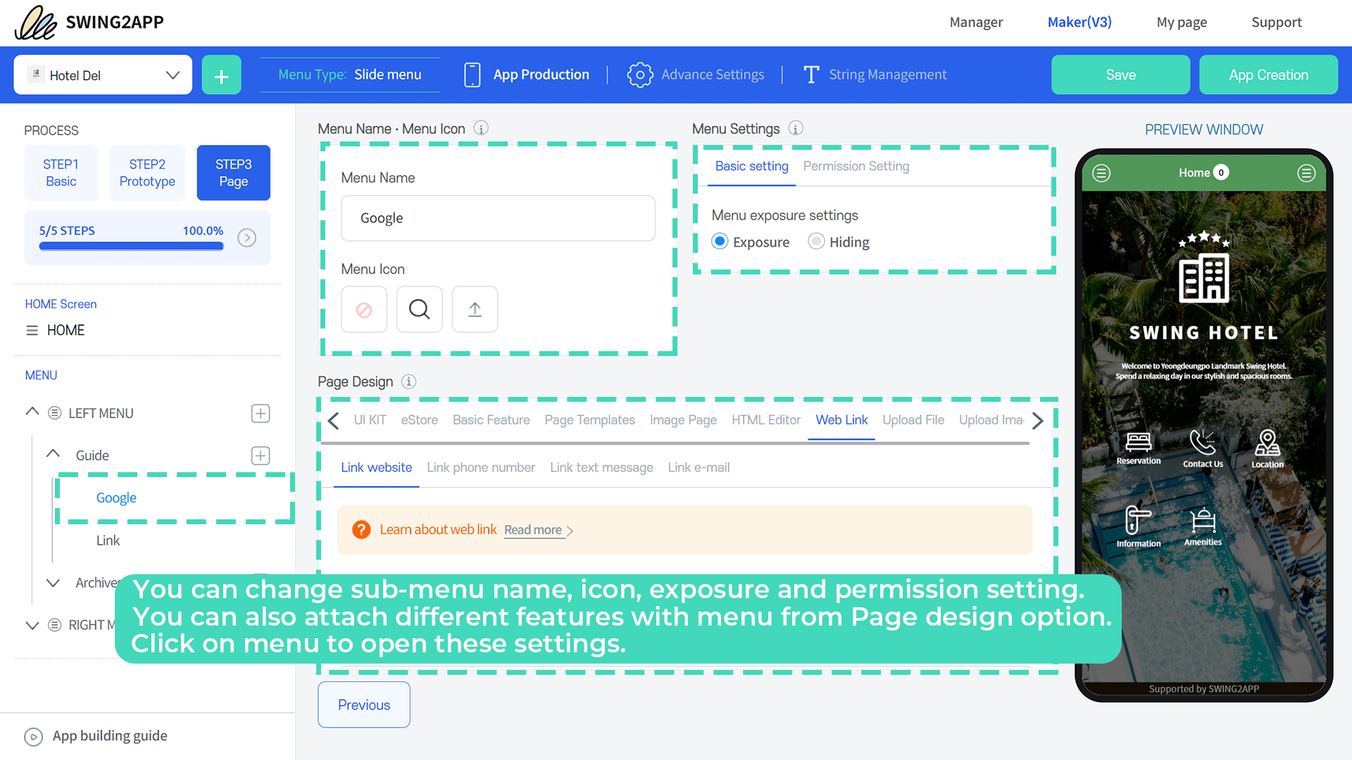 5 types of UI in swing2app to create a no-code app | Blog