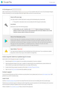 How to appeal to Google Play Sore review? | Blog
