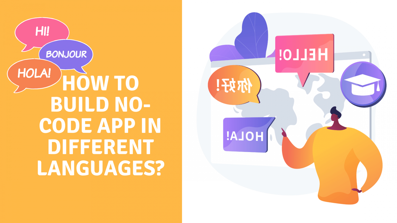 How to build a no-code app in different languages? | Blog