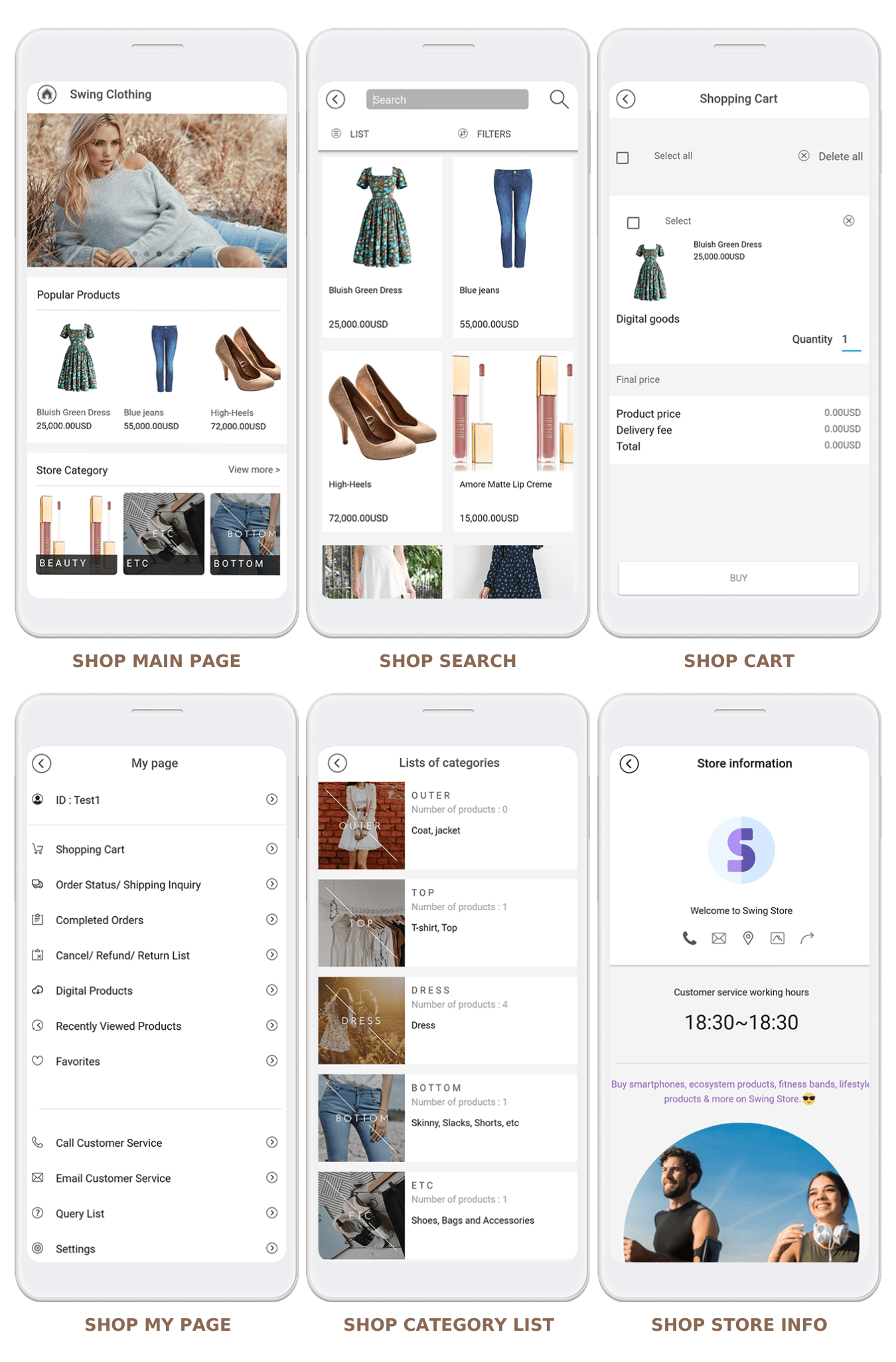 Create E-commerce app with Swing2App no-code app builder | Blog