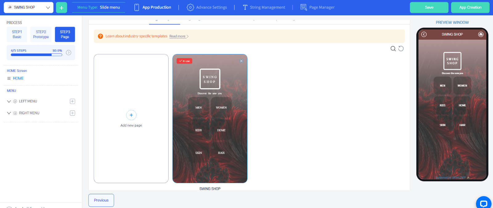 HOW TO DESIGN THE HOME SCREEN OF YOUR APP ON SWING2APP? | Blog