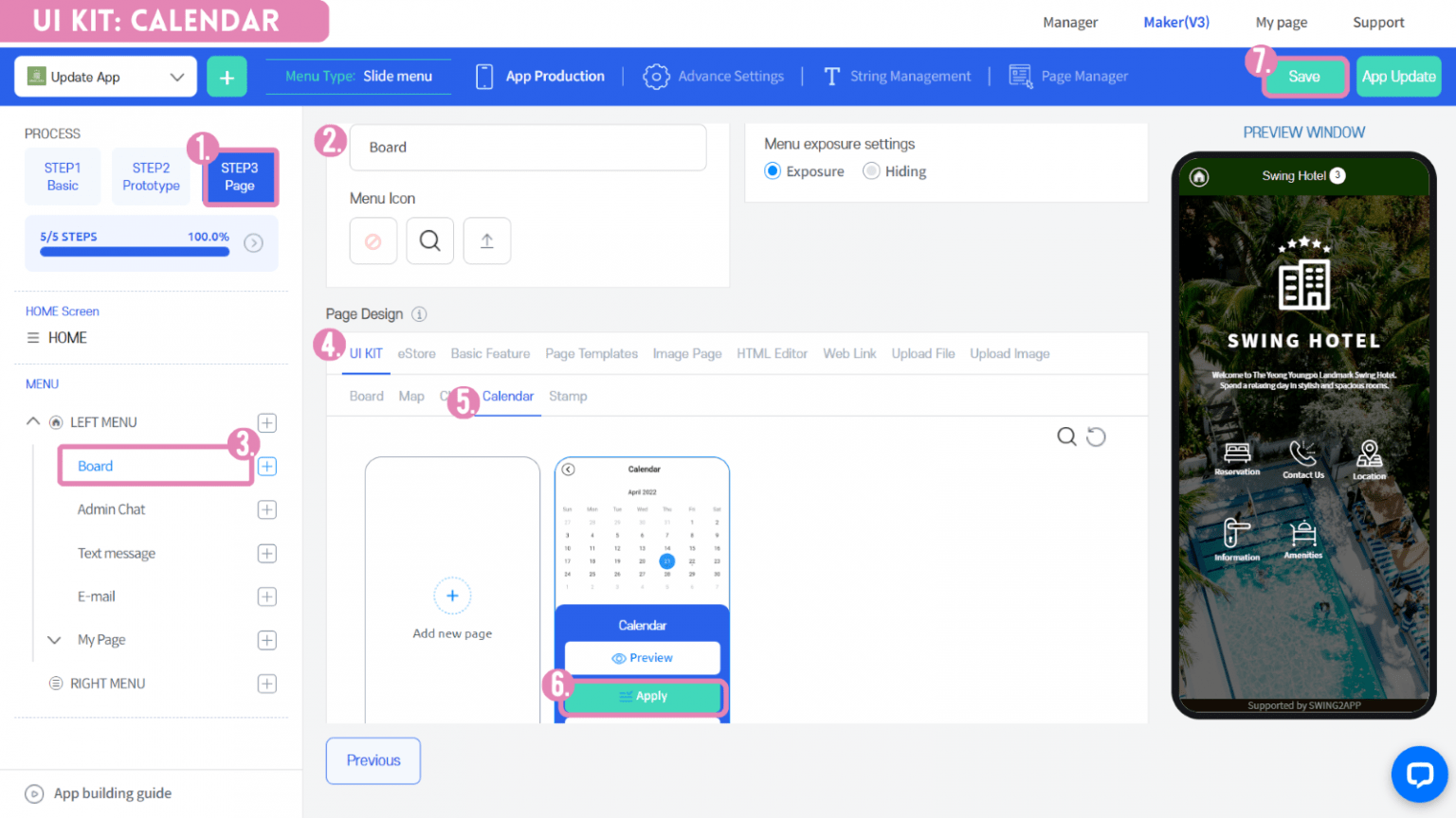 HOW TO USE SWING2APP NO-CODE APP BUILDER IN-APP CALENDAR? | Blog